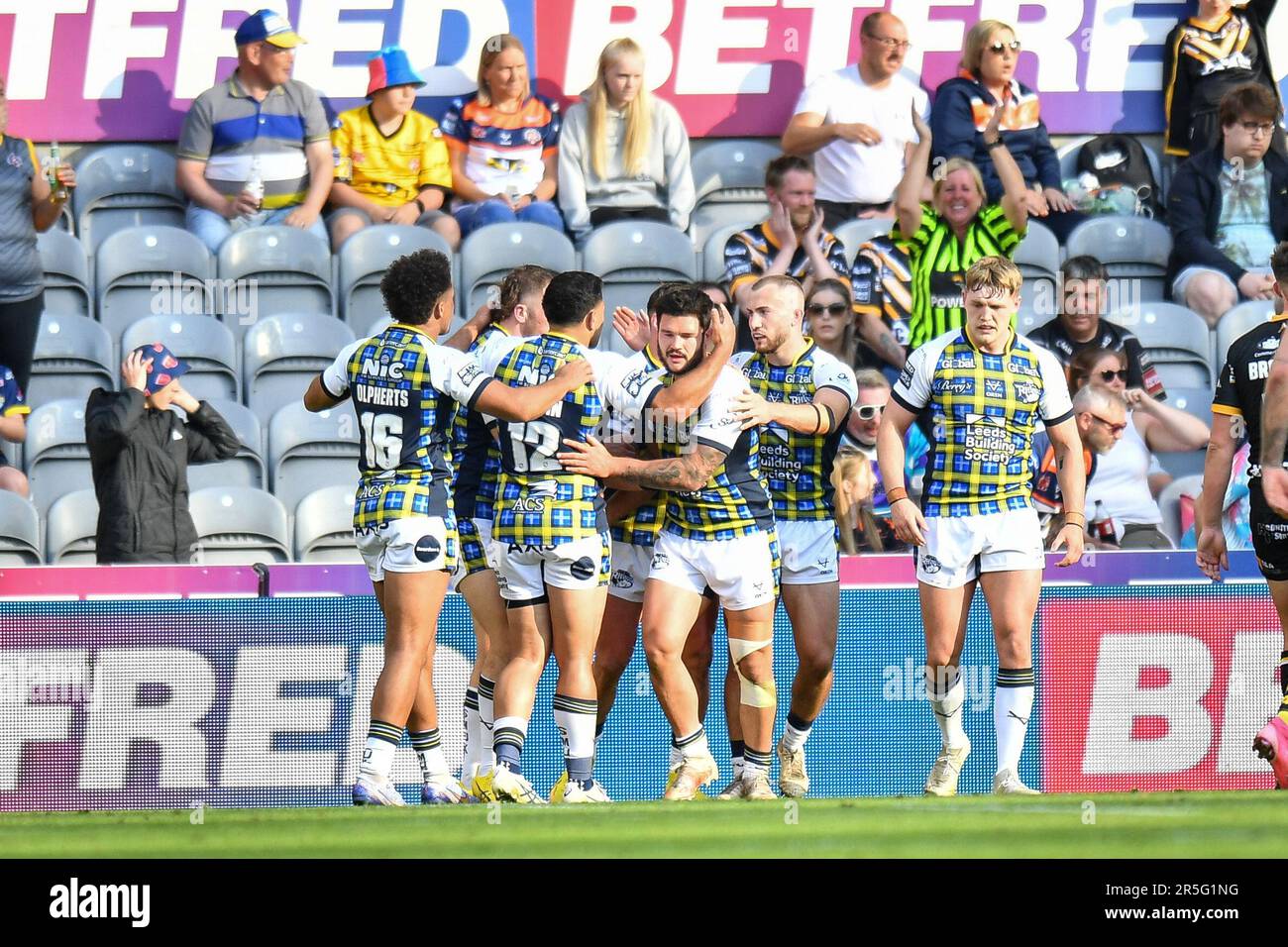 Newcastle, England - 3rd June 2023 - James Bentley (11) of Leeds Rhinos ...