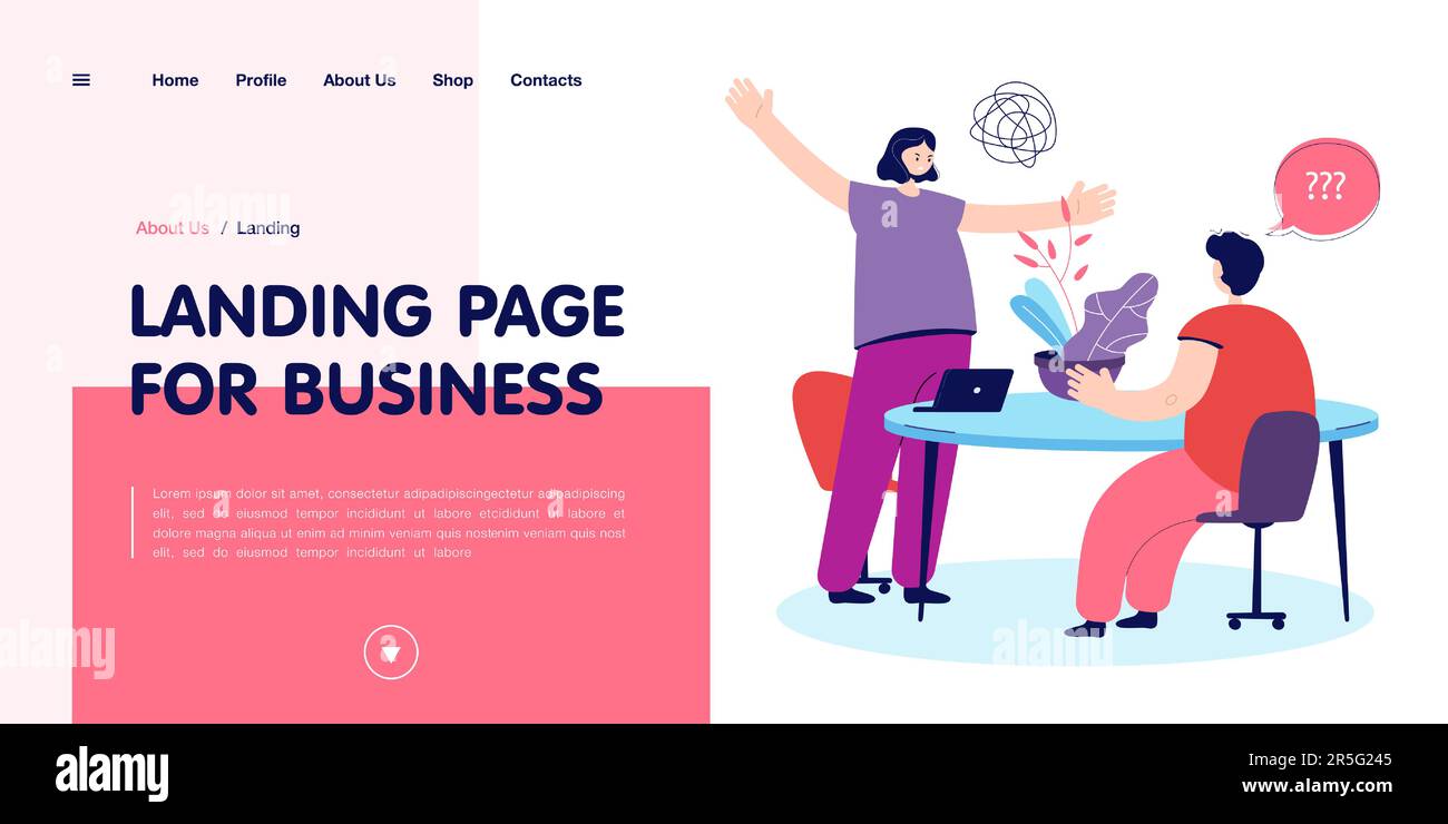 Unhappy man woman table Stock Vector Images - Alamy