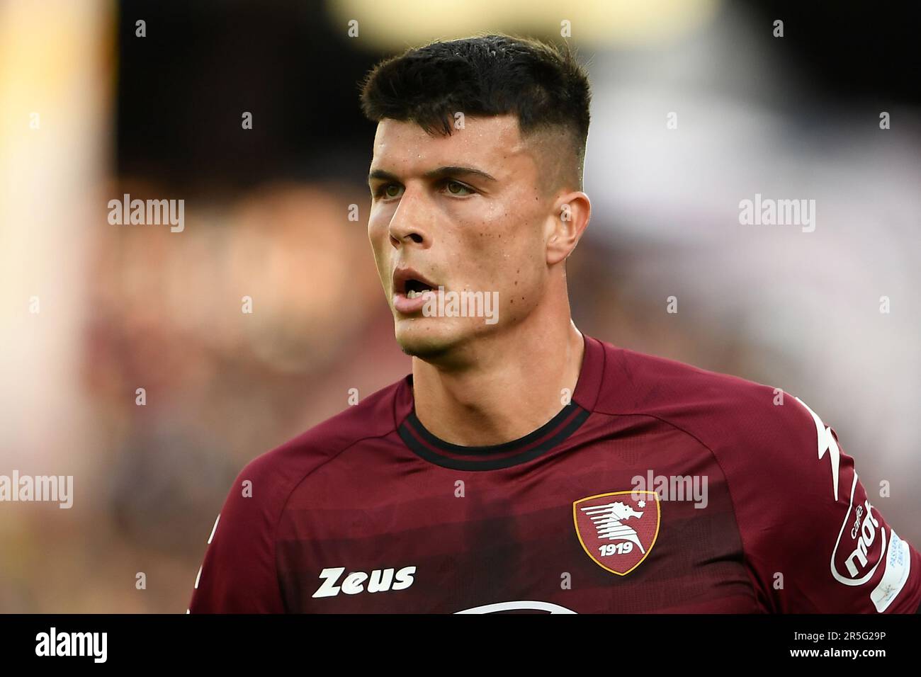 Flavius Daniliuc of US Salernitana looks on during the Serie A match ...
