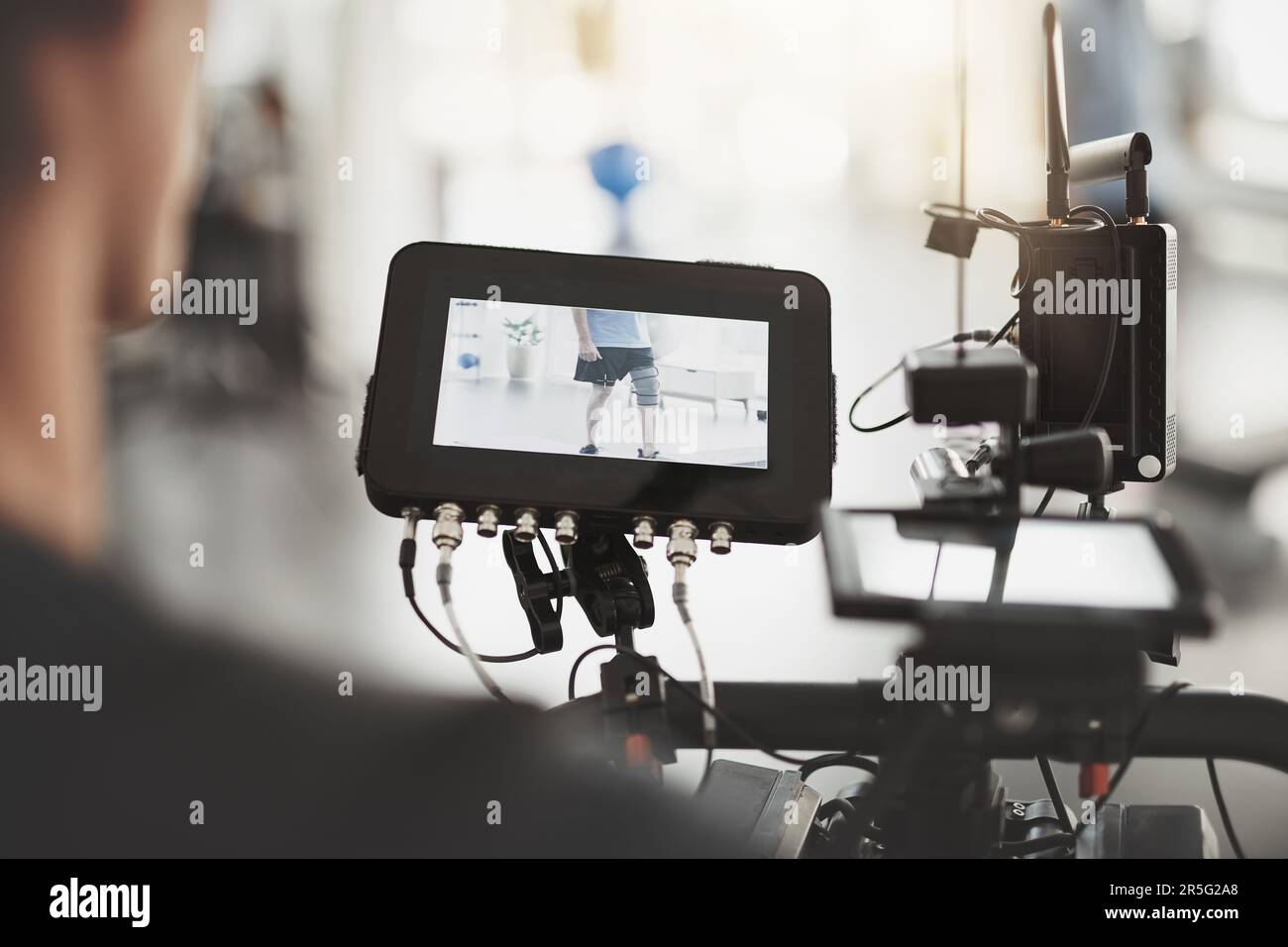 This is what the crew sees during shooting. Behind the scenes over the ...