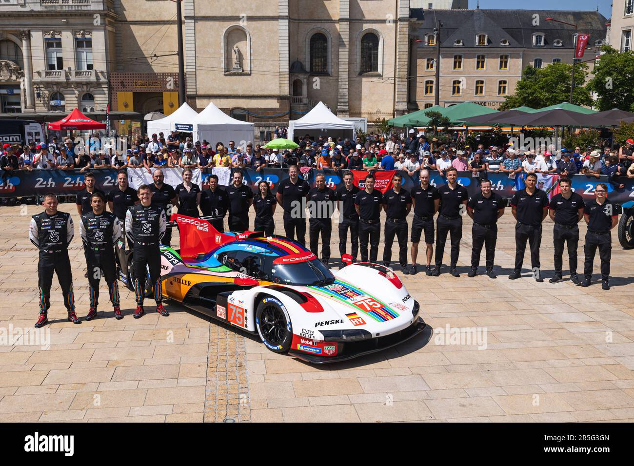75 NASR Felipe (bra), JAMINET Mathieu (fra), TANDY Nick (gir), Porsche ...