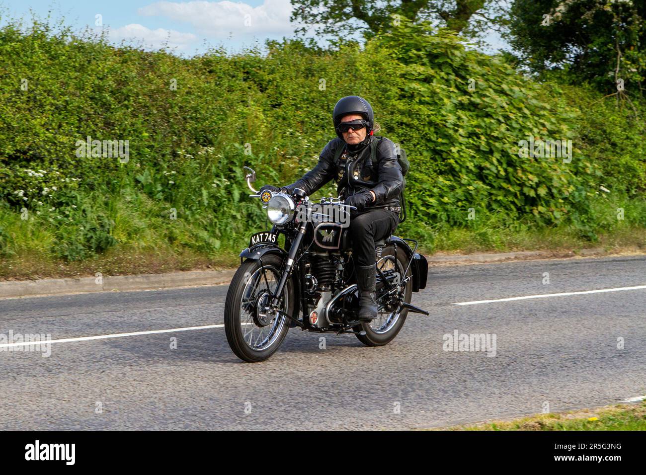1949 40s British Matchless G3L 350cc; Classic vintage motorcycle ...