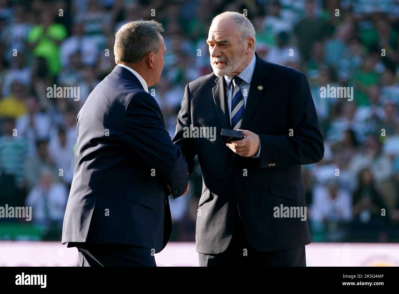 Scottish Football League president Rod Petrie hands Inverness ... Scottish Football League president Rod Petrie hands Inverness ...