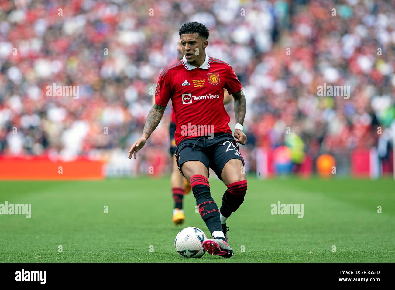 Jadon sancho fa cup final wembley june hi-res stock photography and ...
