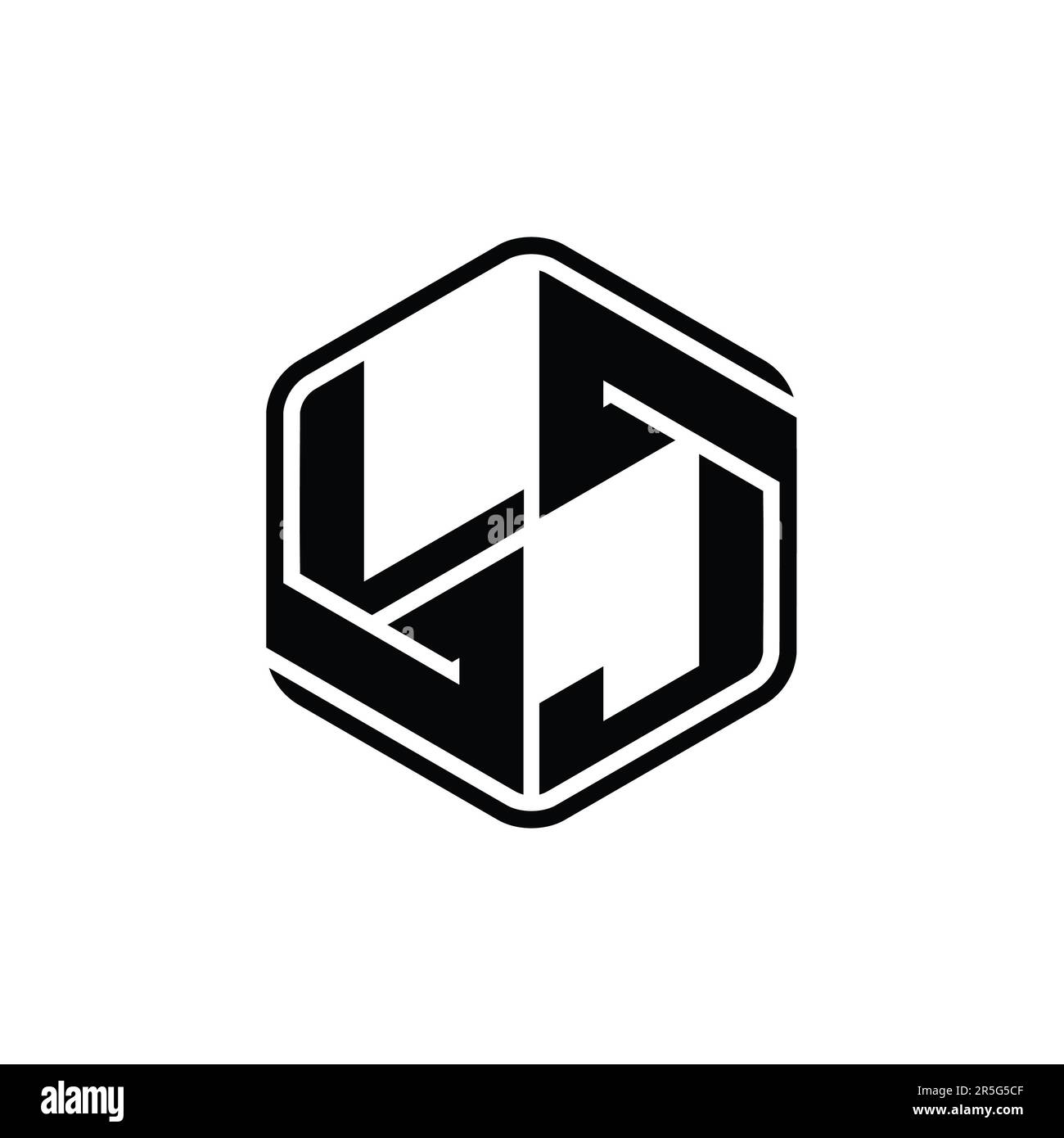 Letter lj logo Cut Out Stock Images & Pictures - Alamy