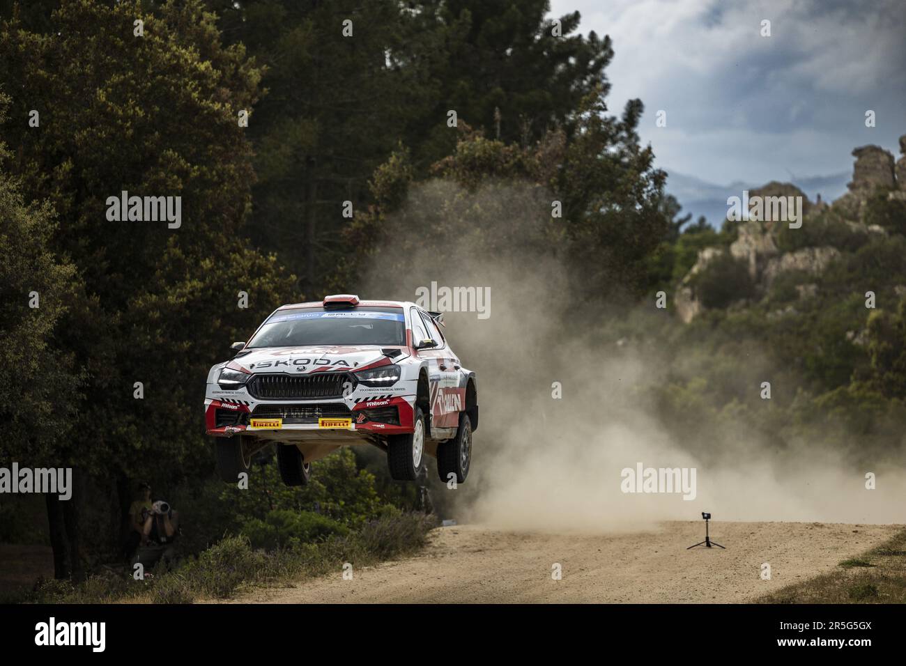 37 Miko MARCZYK (POL), Szymon GOSPODARCZYK (POL), SKODA FABIA RS, RC2, Rally2, action during the ...