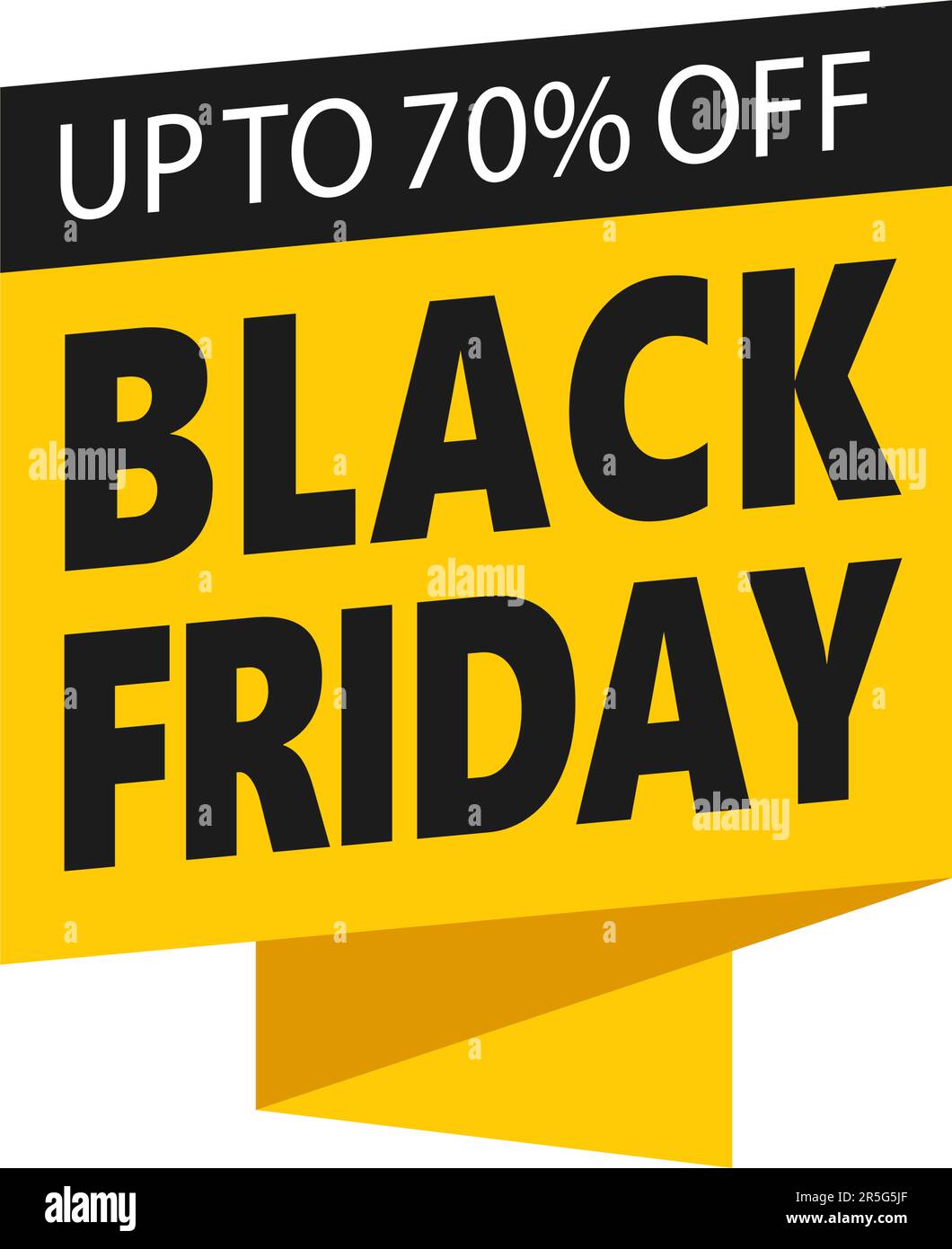 Black Friday sale label. Vector illustration Stock Vector Image & Art ...