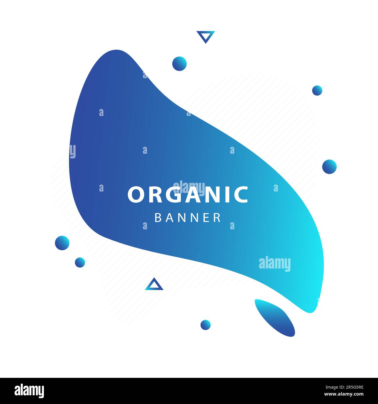 Blue abstract organic form Stock Vector Image & Art - Alamy
