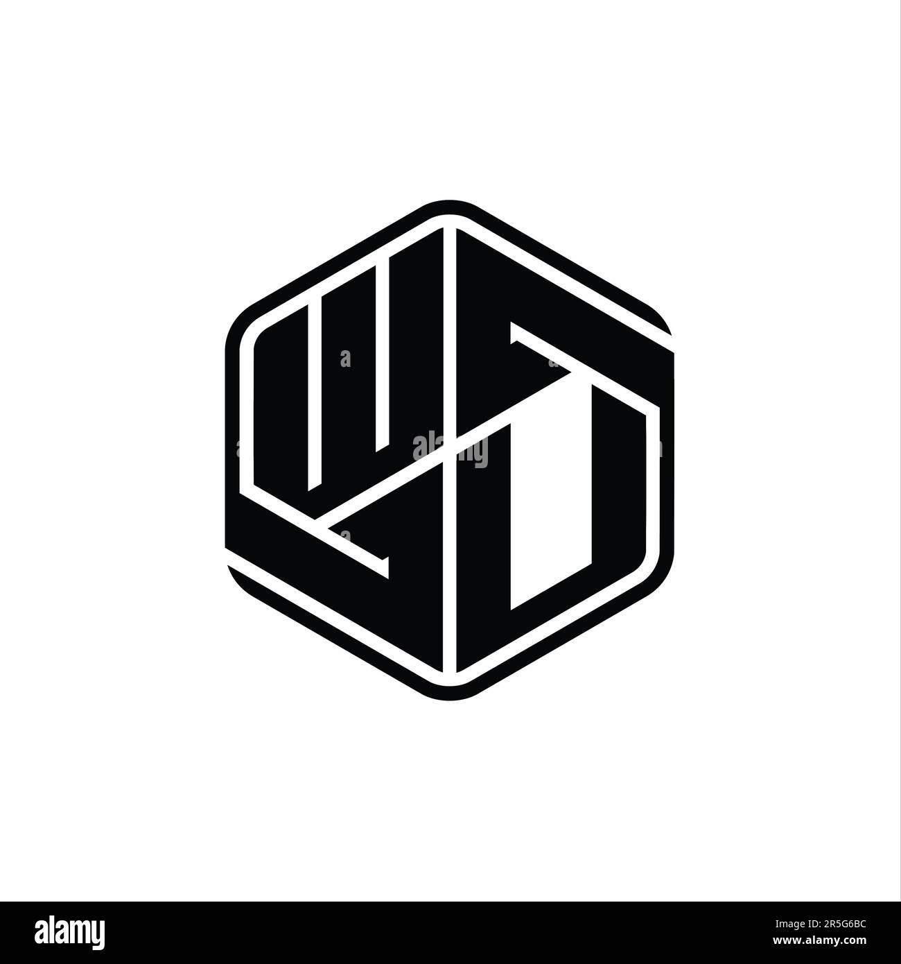 WU Letter Logo monogram hexagon shape with ornament abstract isolated ... WU Letter Logo monogram hexagon shape with ornament abstract isolated ...