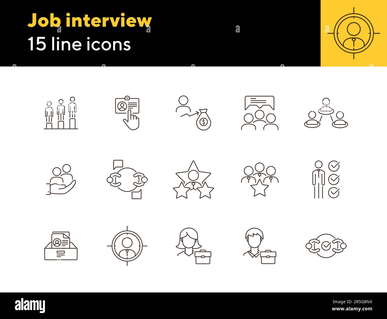 Salary survey Stock Vector Images - Alamy