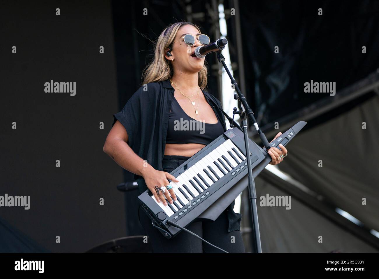Madeline Edwards performs at Railbird Music Festival on Saturday, June ...