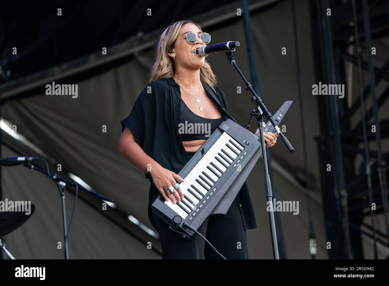 Madeline Edwards performs at Railbird Music Festival on Saturday, June ...