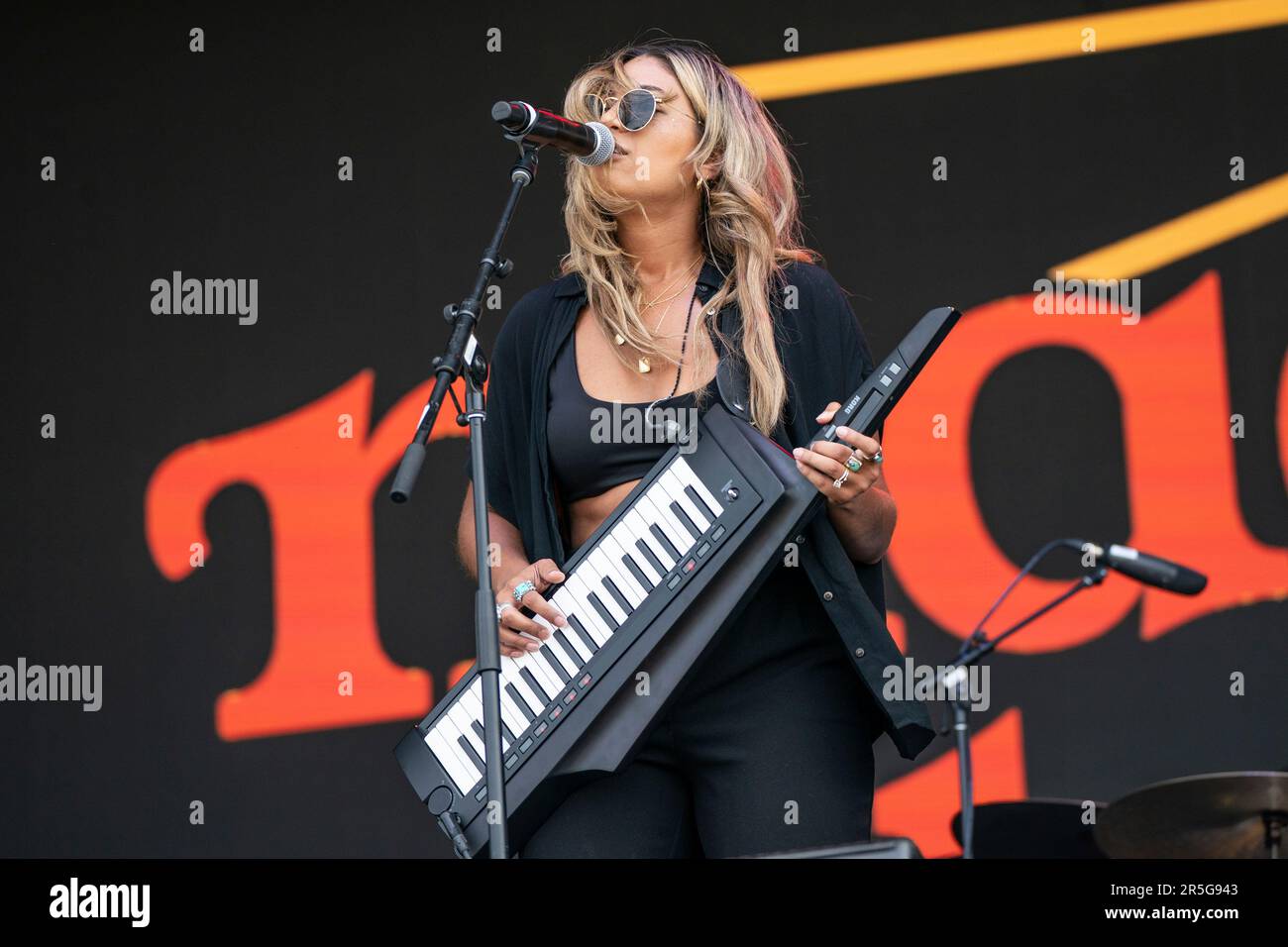 Madeline Edwards performs at Railbird Music Festival on Saturday, June ...