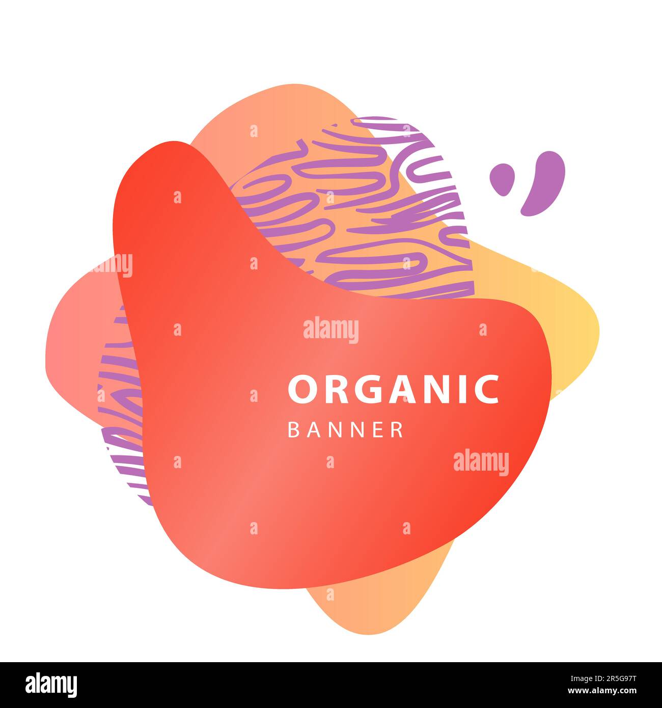 Colorful fluid blobs for card background Stock Vector Image & Art - Alamy