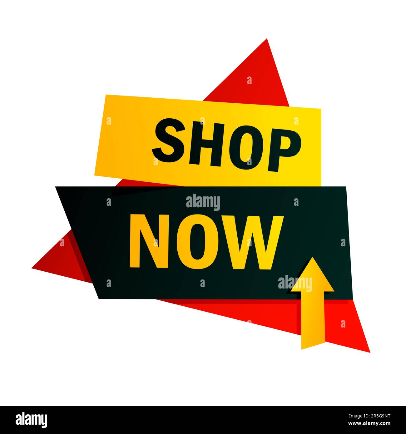 Shop now yellow and black bright banner design Stock Vector Image & Art ...