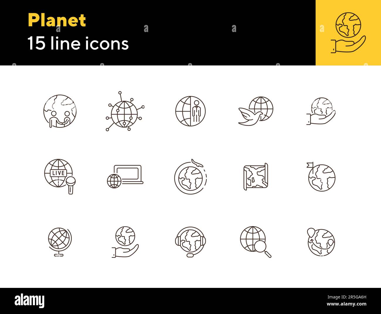 News of the world tour Stock Vector Images - Alamy