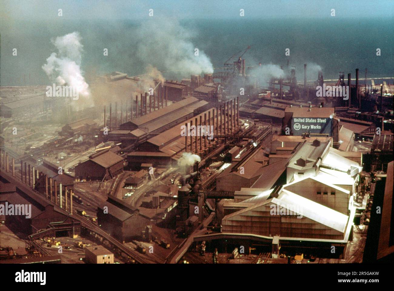 U.S. Steel's Gary Works in 1973 Stock Photo - Alamy