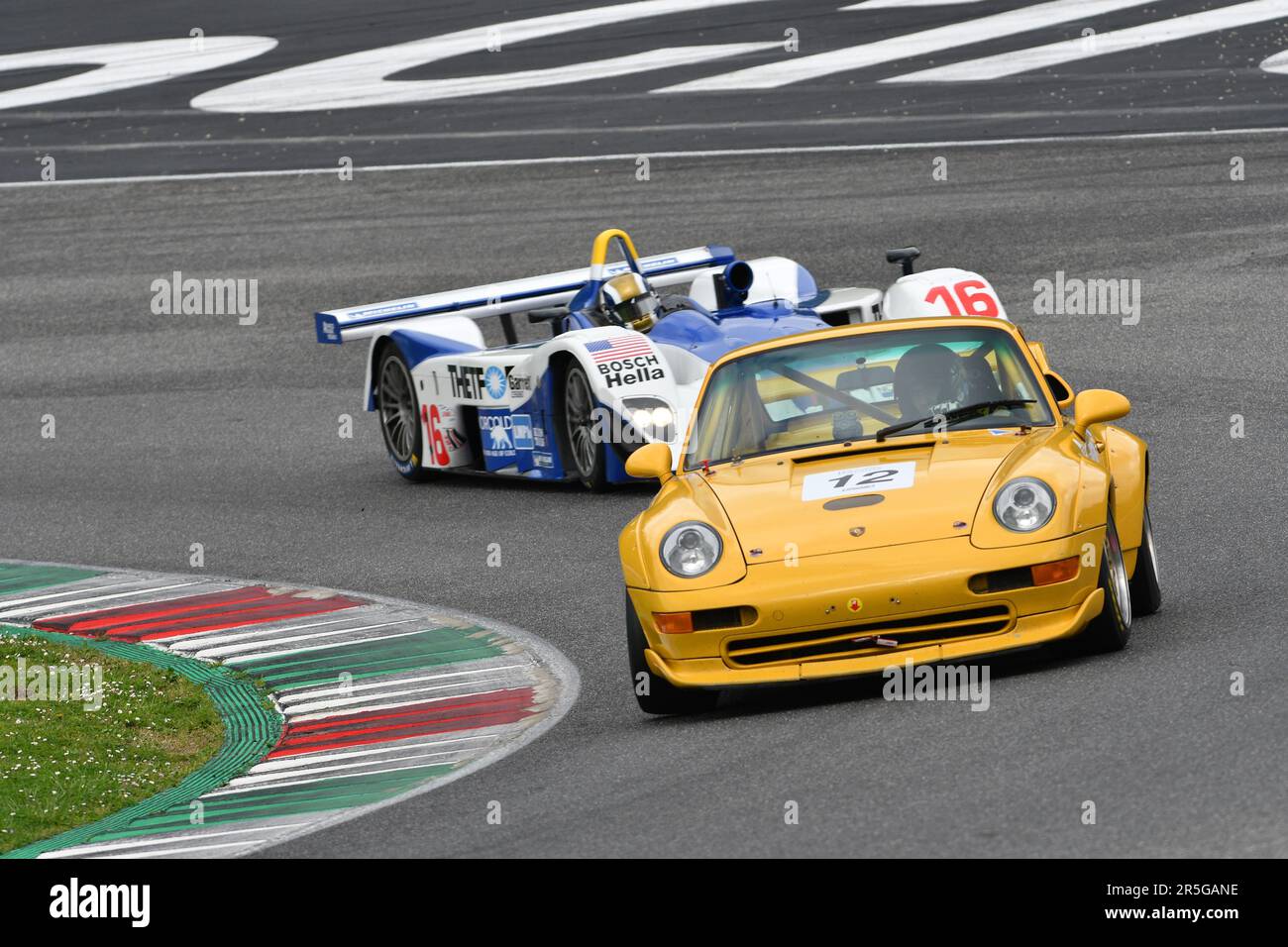 Scarperia, 2 April 2023: Porsche 993 GT2 year 1996 in action during ...