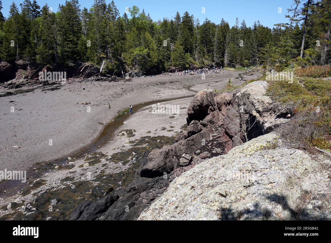 An inlet on the Bay of Fundy, New Brunswick Stock Photo - Alamy