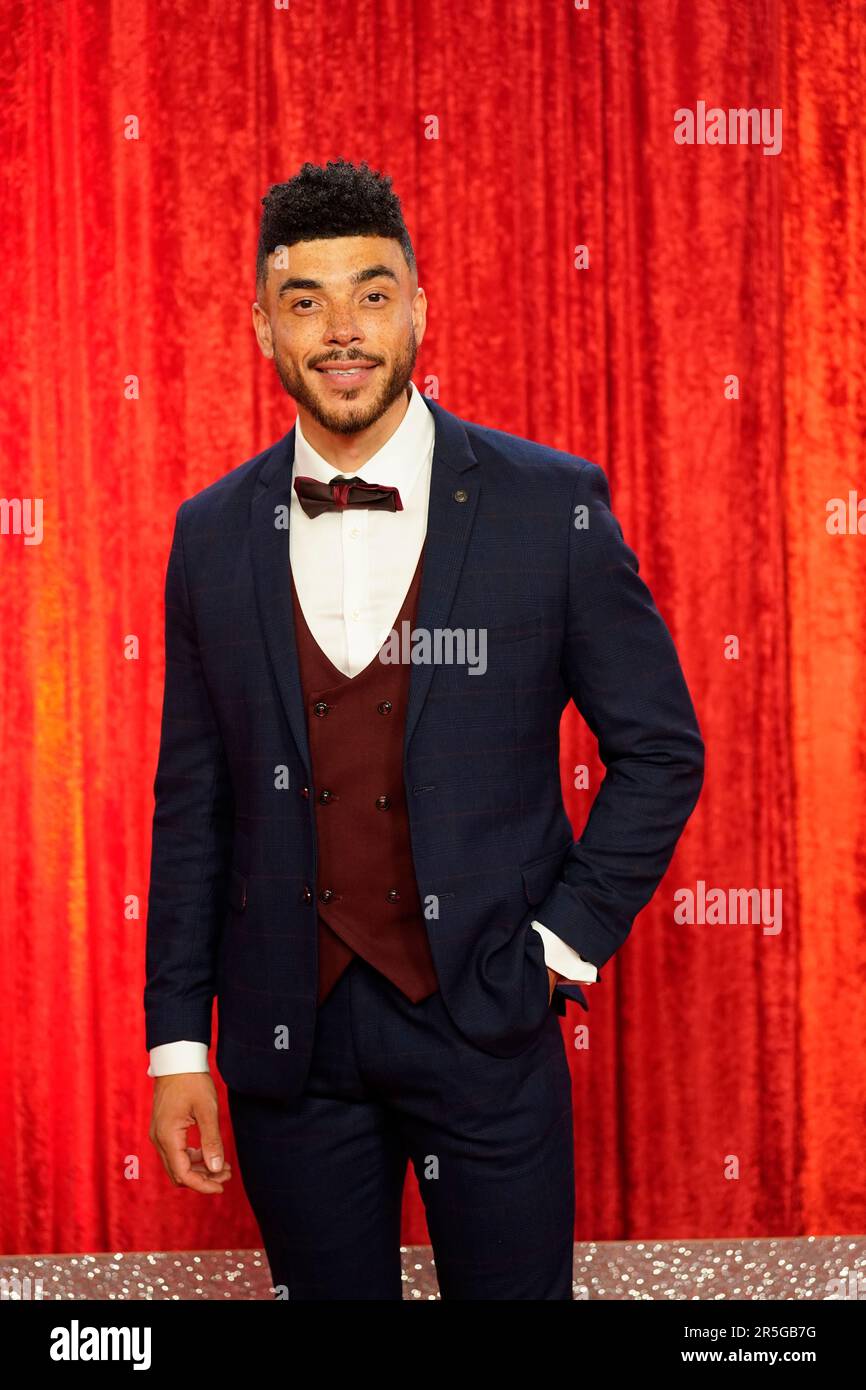 Jurell Carter attends the British Soap Awards 2023 at The Lowry Theatre ...