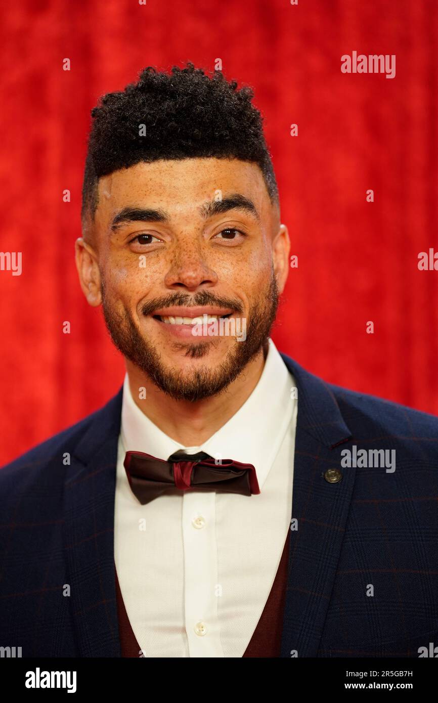 Jurell Carter attends the British Soap Awards 2023 at The Lowry Theatre ...