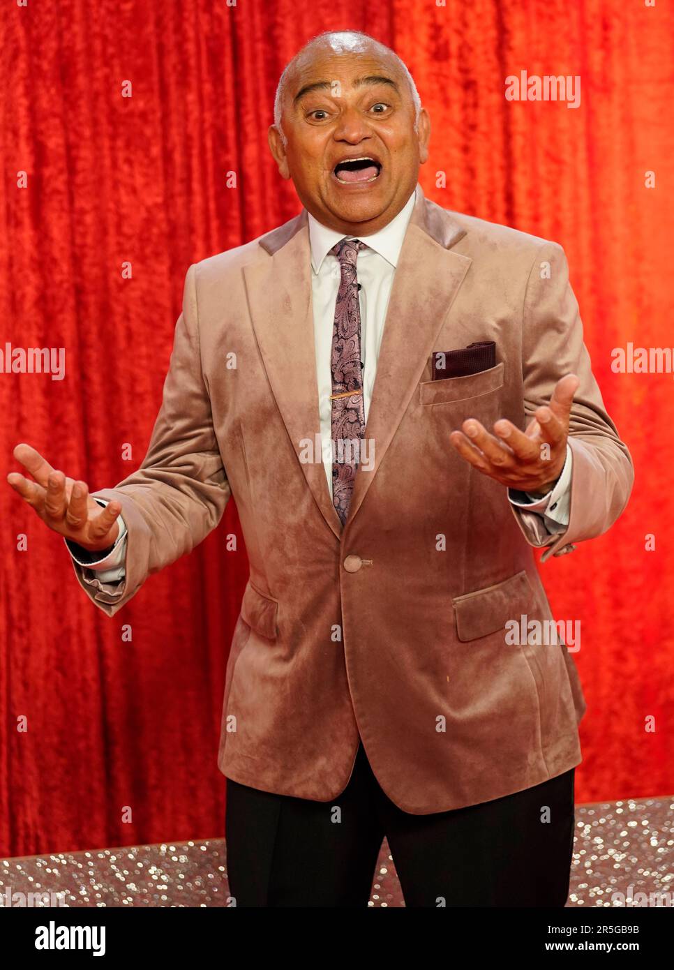 Bhasker Patel attends the British Soap Awards 2023 at The Lowry Theatre ...