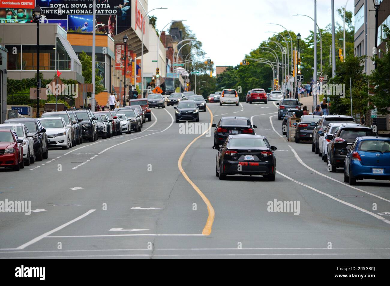 Brunswick Street in downtown Halifax, Nova Scotia, Canada Stock Photo ...