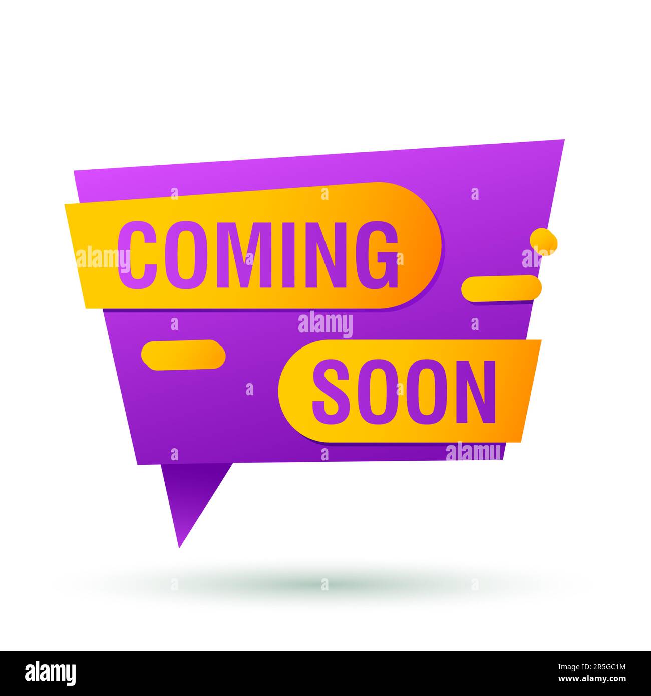 Coming soon violet banner design Stock Vector Image & Art - Alamy