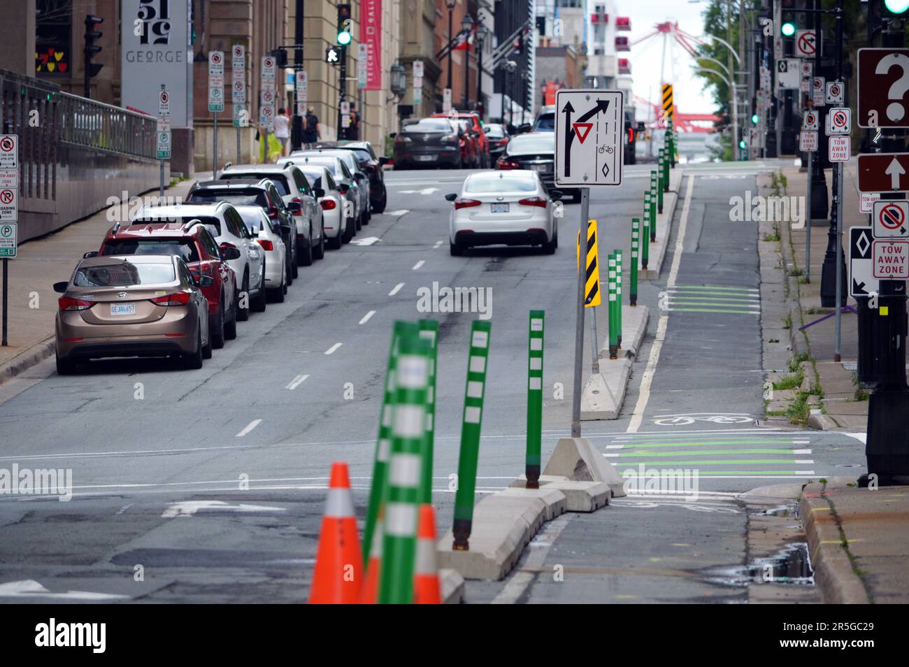 Hollis street bikeway hi-res stock photography and images - Alamy