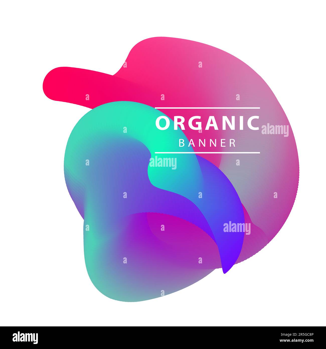 Pink and cyan gradient Cut Out Stock Images & Pictures - Alamy