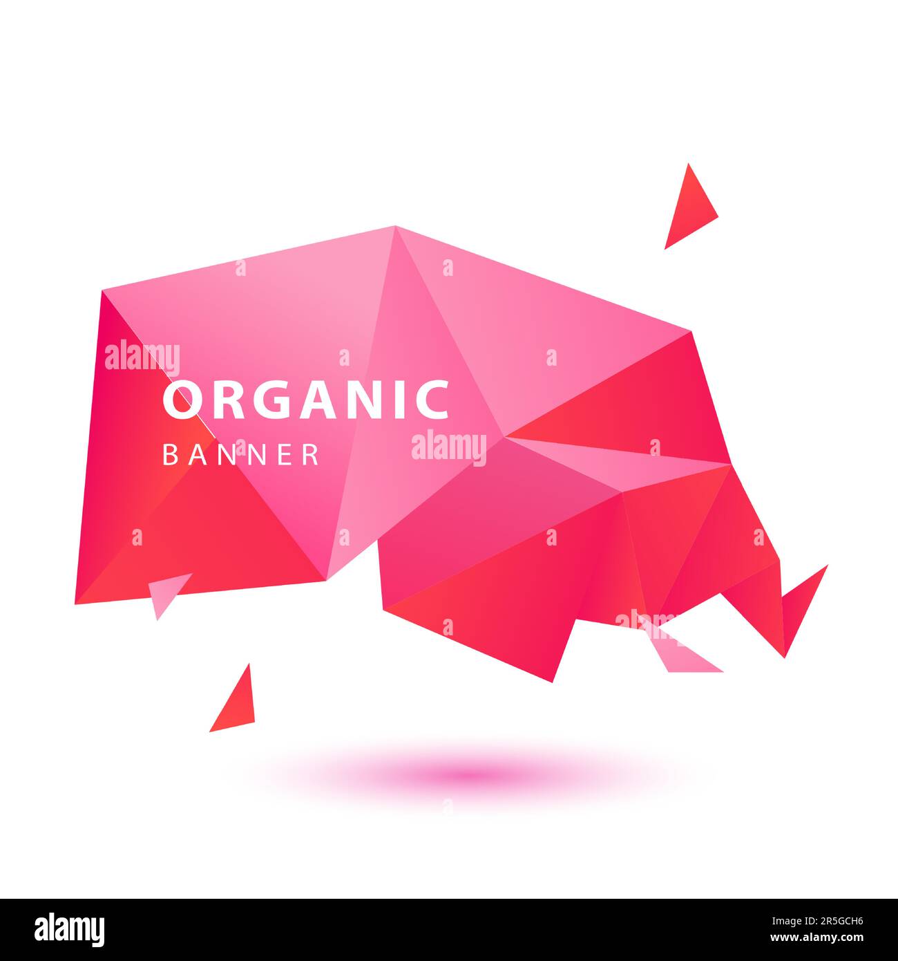 Pink triangle badge Stock Vector Images - Alamy