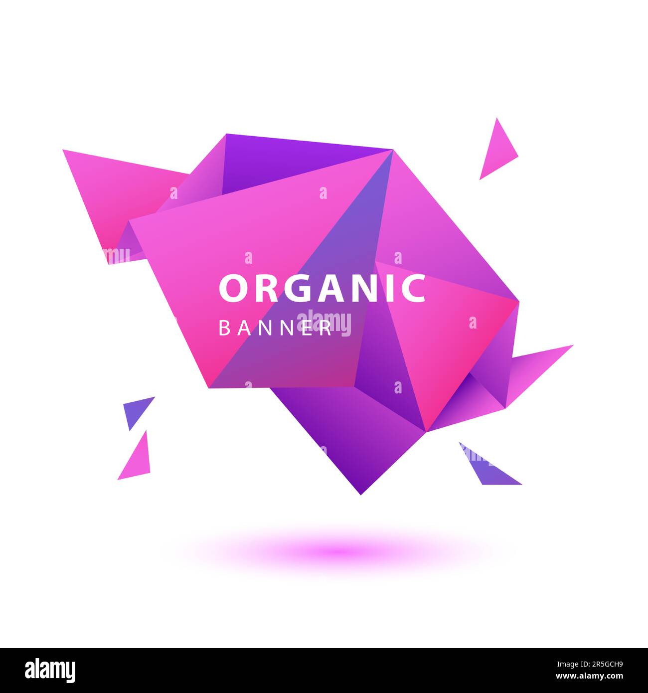 Triangular purple Cut Out Stock Images & Pictures - Alamy