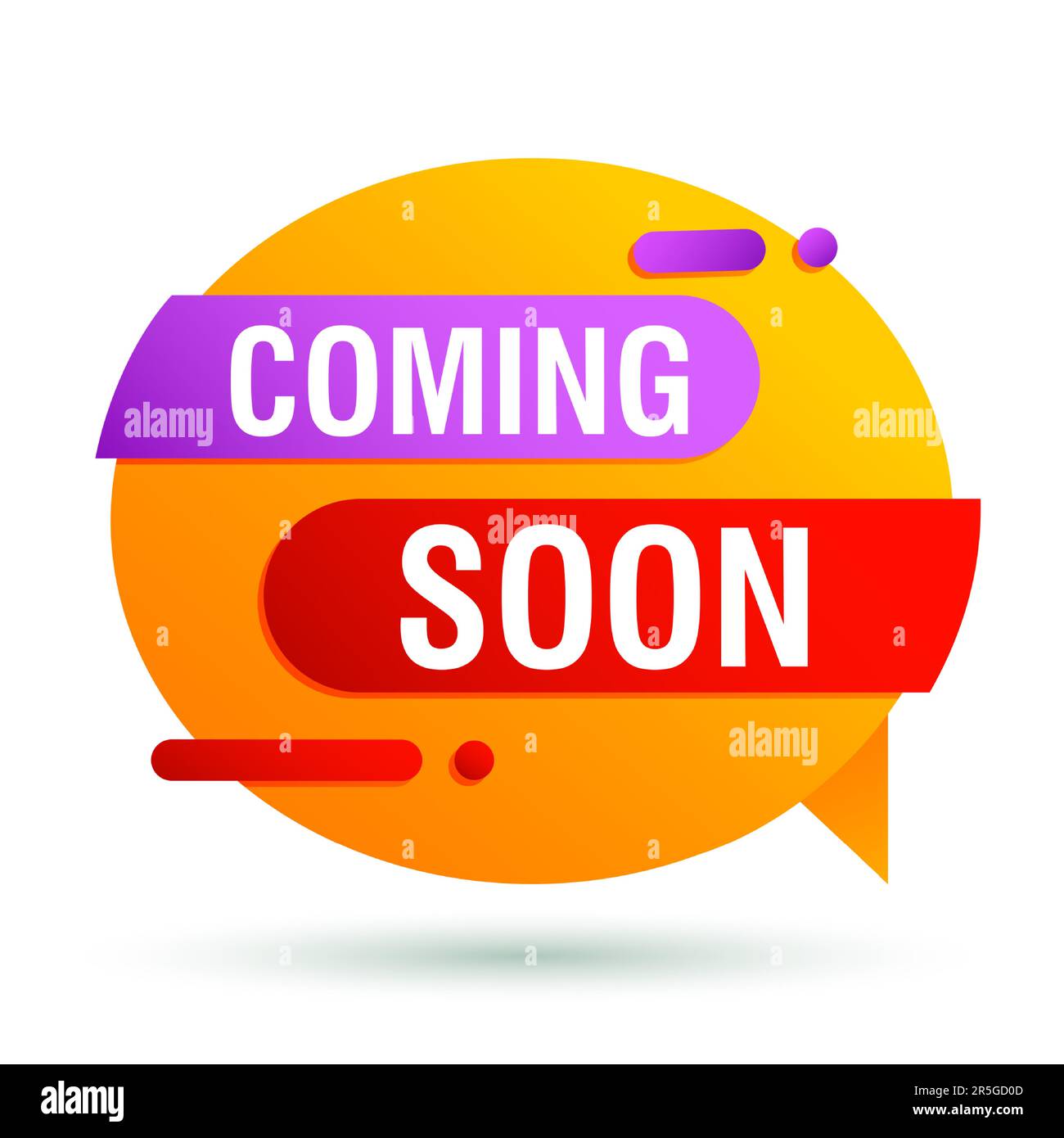 Coming soon yellow banner design Stock Vector Image & Art - Alamy