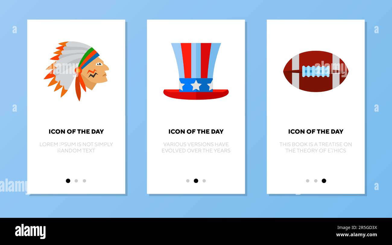 American symbols icon set Stock Vector Image & Art - Alamy