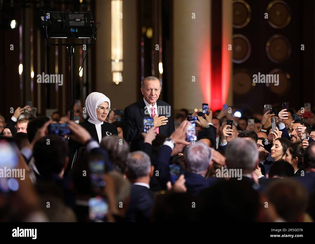 Ankara, Turkey. 03rd June, 2023. Turkish President Recep Tayyip Erdogan ...