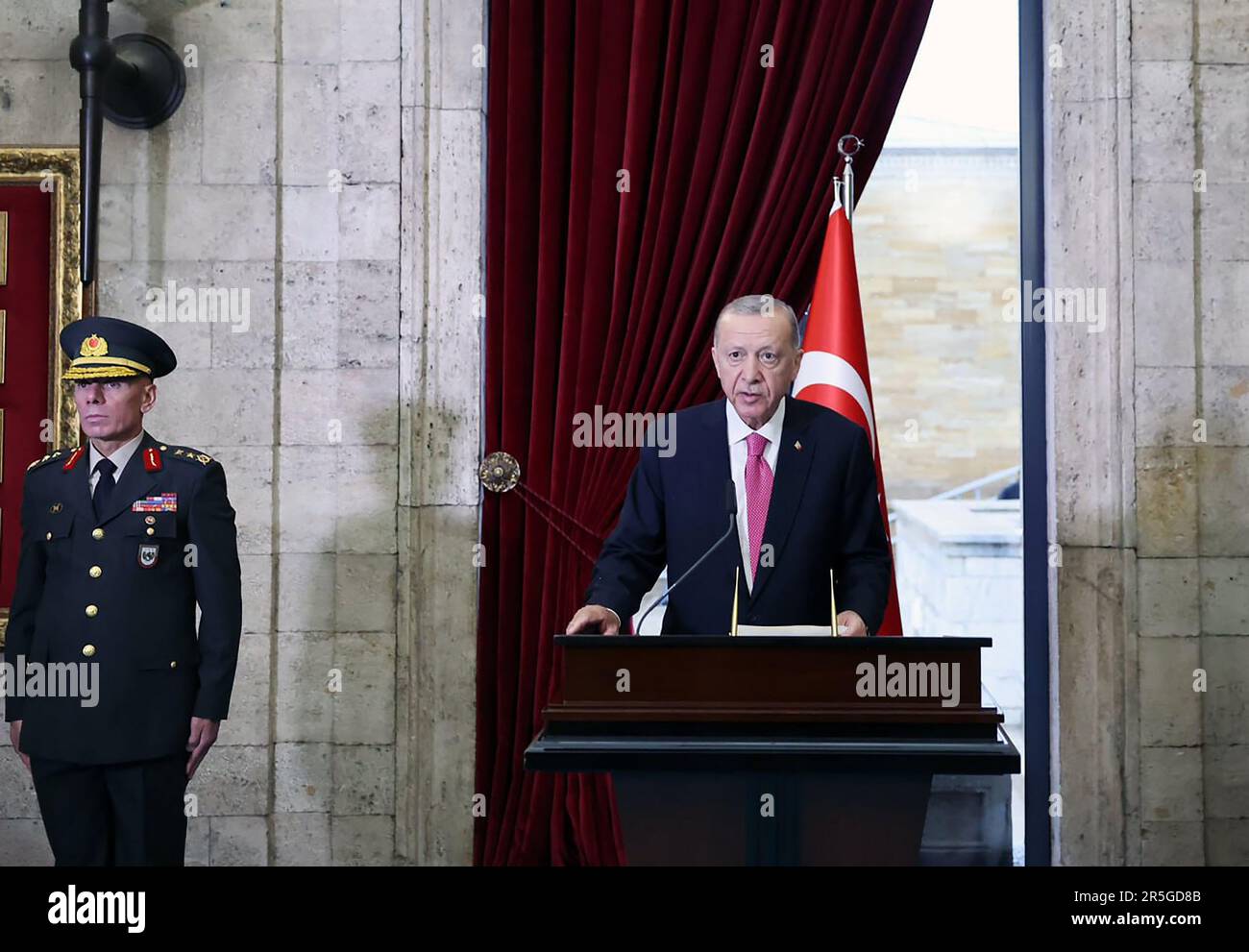 Ankara, Turkey. 03rd June, 2023. President Recep Tayyip Erdogan takes ...