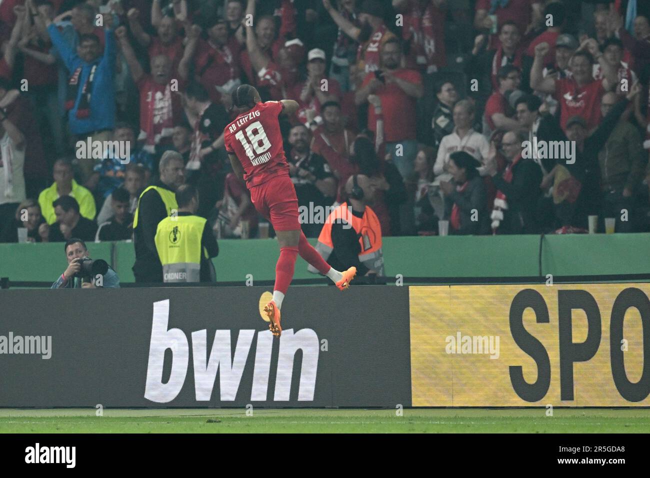 Berlin, Germany. 03rd June, 2023. Soccer: DFB Cup, RB Leipzig ...