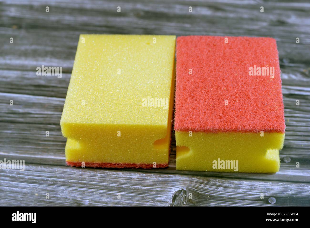 Combo Cellulose and abrasive two sided sponge for cleaning utensils ...