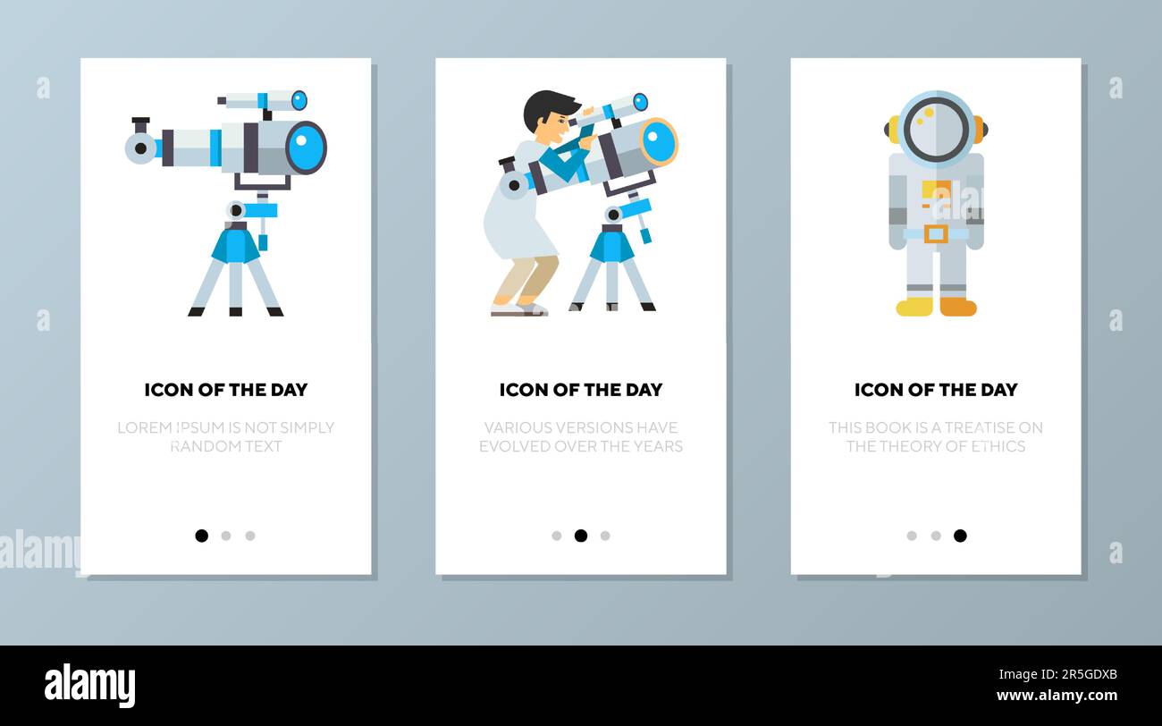 Space exploration icon set Stock Vector Image & Art - Alamy