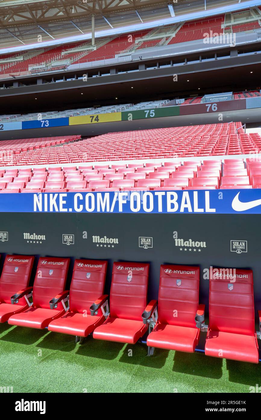 At the staff bench at Civitas Metropolitano arena - the official ...