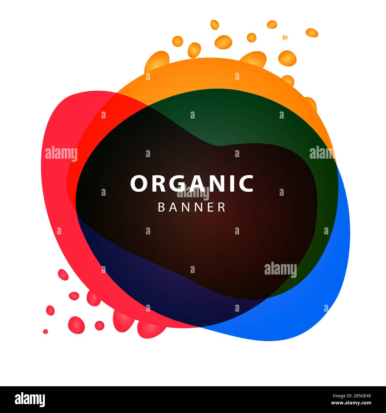 Colorful unique liquid shape graphic form Stock Vector Image & Art - Alamy