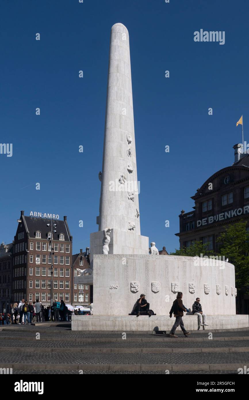 The cenotaph National Monument designed by Dutch architect Jacobus Oud ...