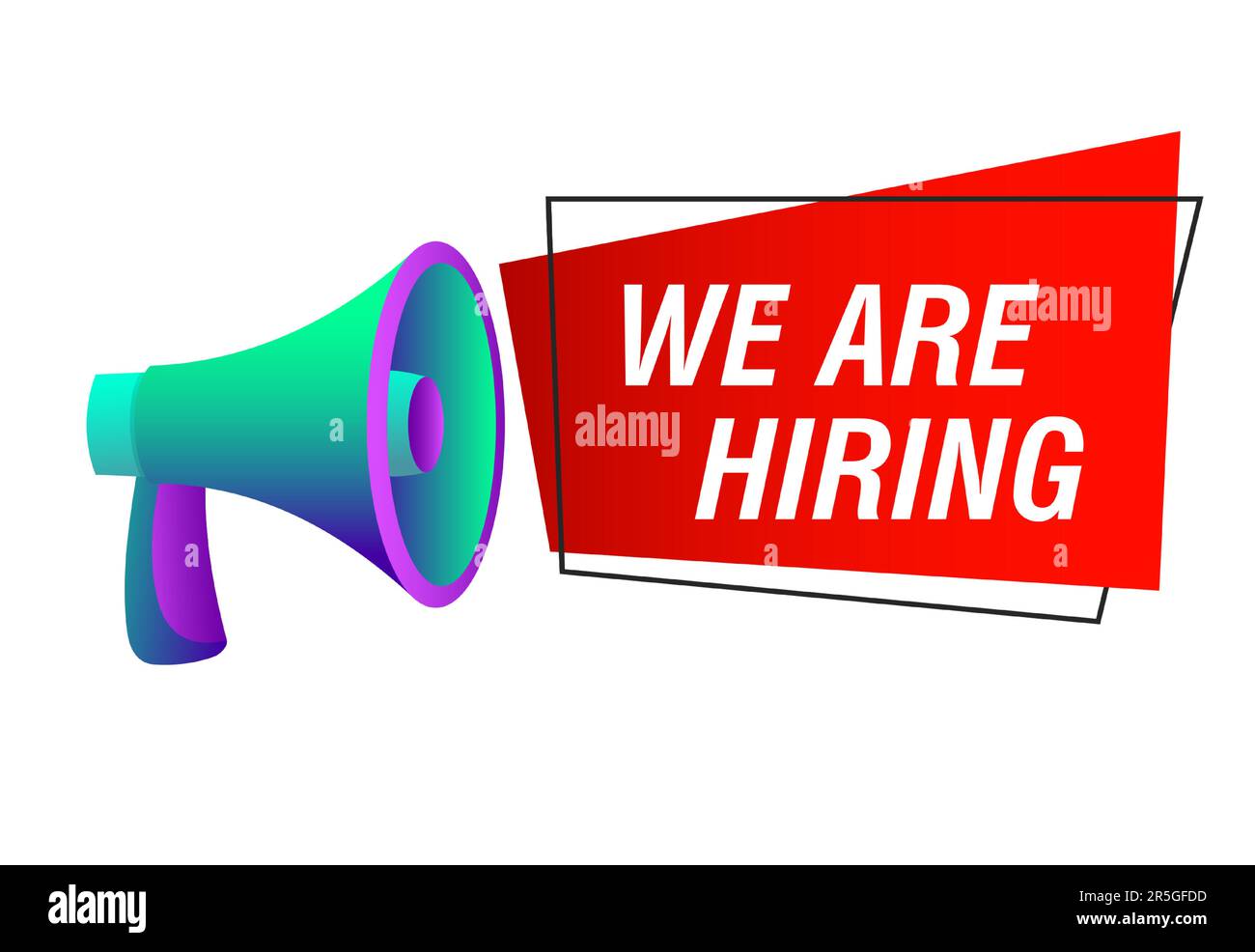 We are hiring poster design Stock Vector Image & Art - Alamy