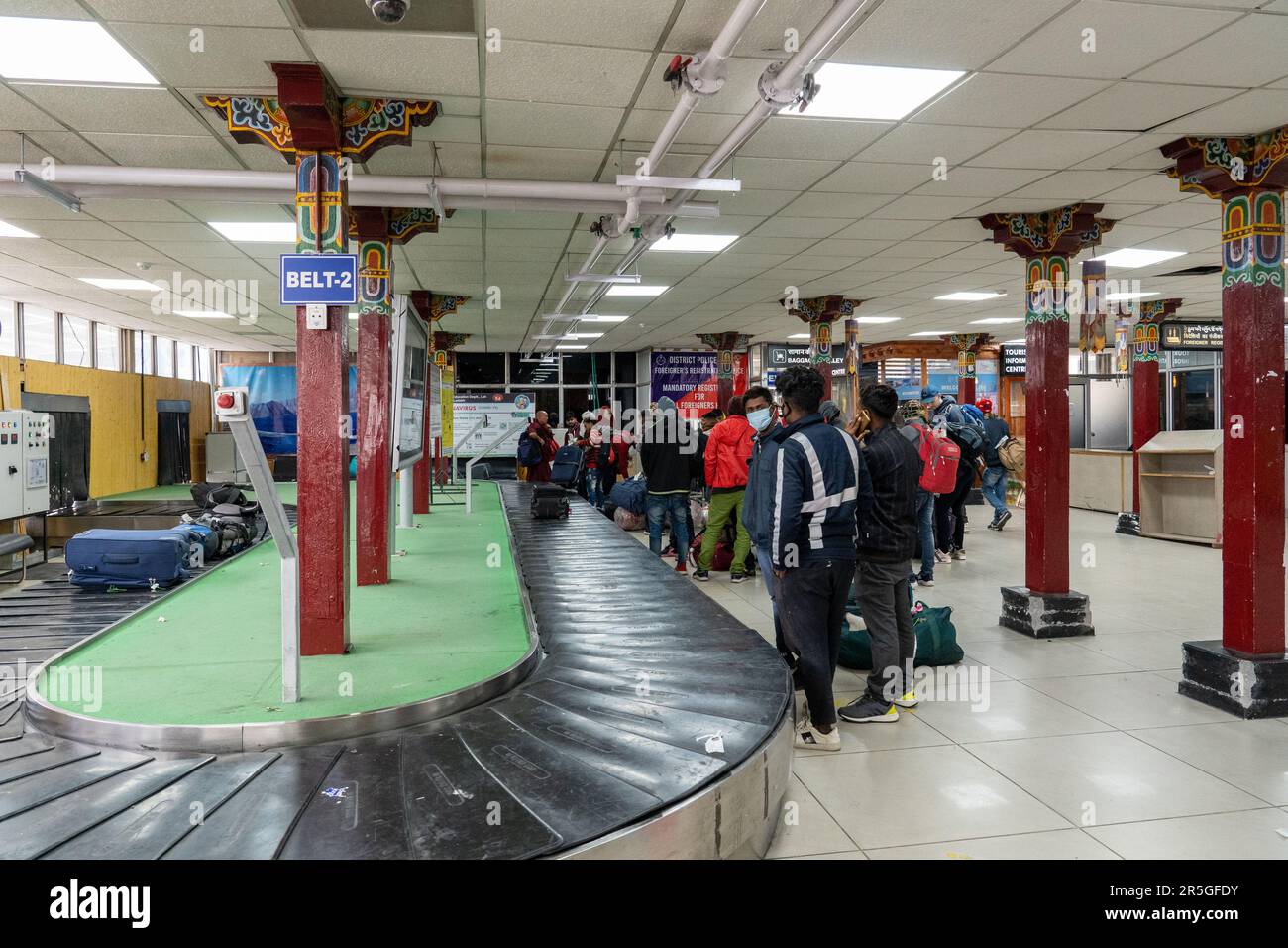 Kushok Bakula Rimpochee Airport in Leh, India Stock Photo - Alamy