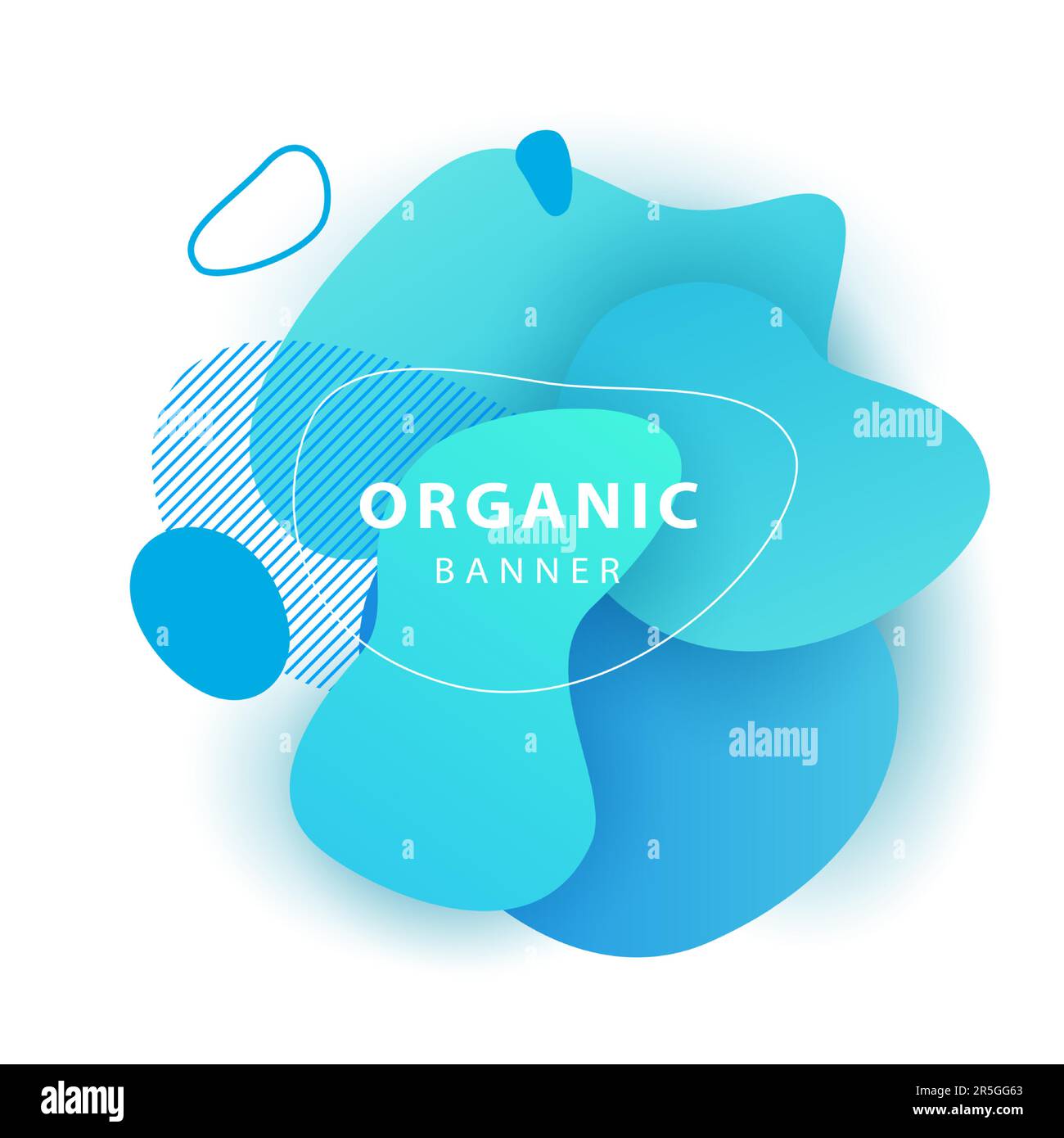 Colorful unique wavy blobs Stock Vector Image & Art - Alamy