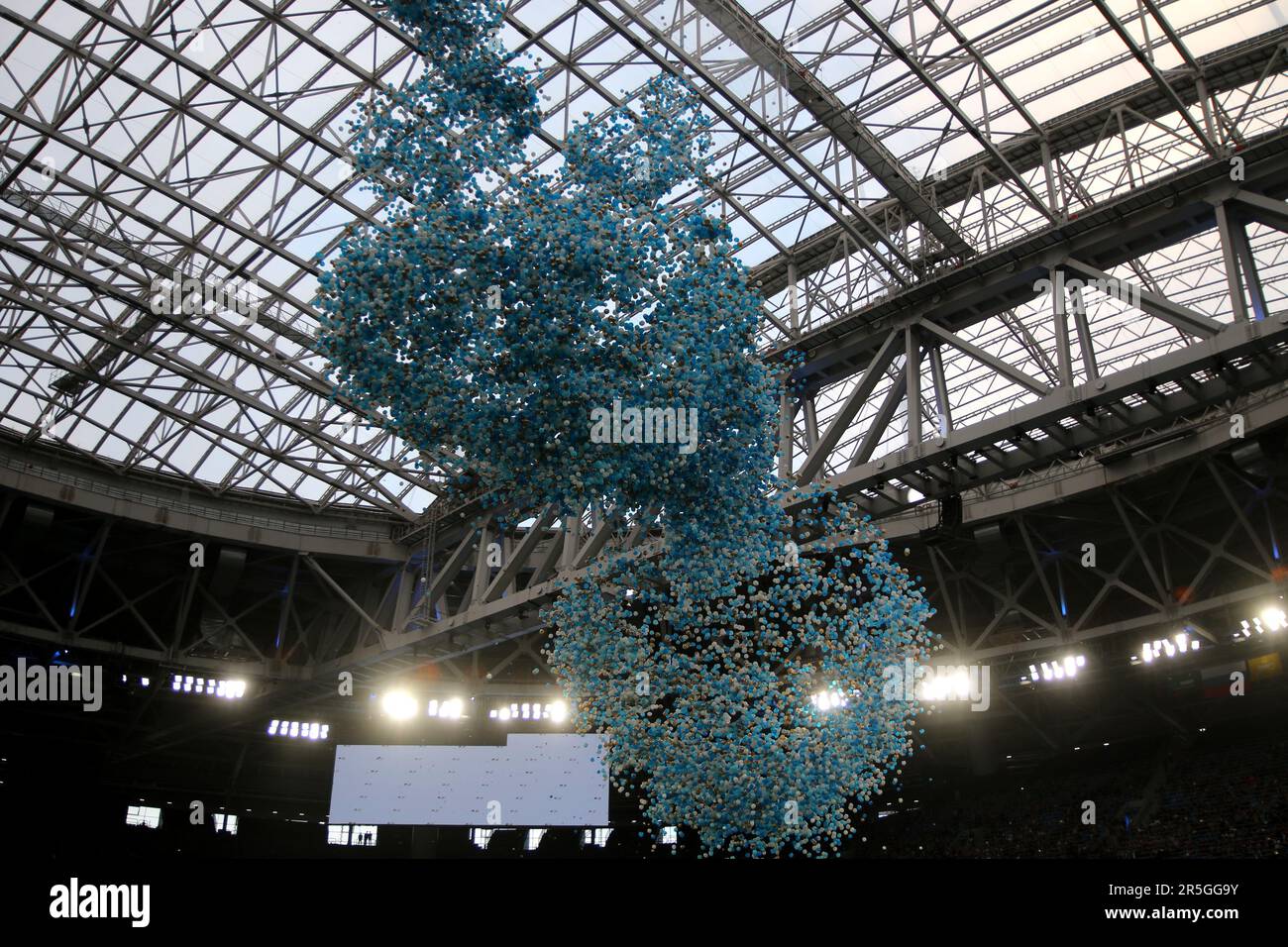 Saint Petersburg, Russia, 3 June 2023: Football. Russian Premier League ...