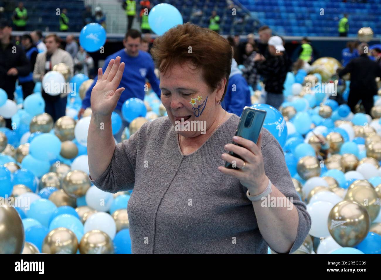 Saint Petersburg, Russia, 3 June 2023: Football. Russian Premier League ...