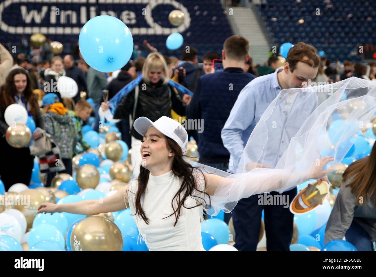 Saint Petersburg, Russia, 3 June 2023: Football. Russian Premier League ...