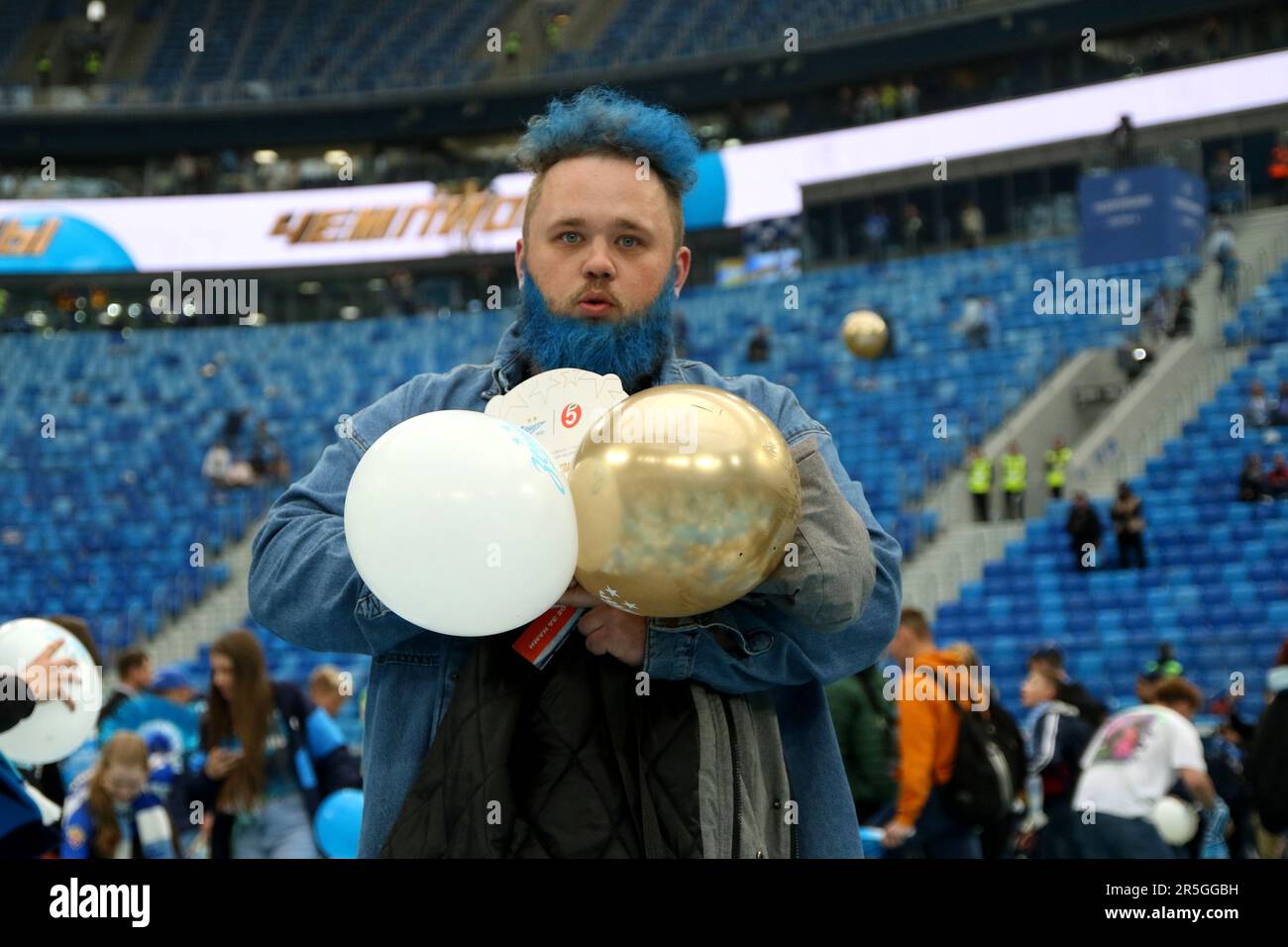 Saint Petersburg, Russia, 3 June 2023: Football. Russian Premier League ...