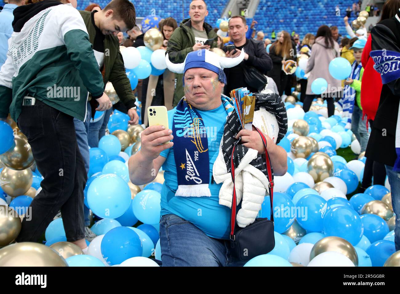 Saint Petersburg, Russia, 3 June 2023: Football. Russian Premier League ...